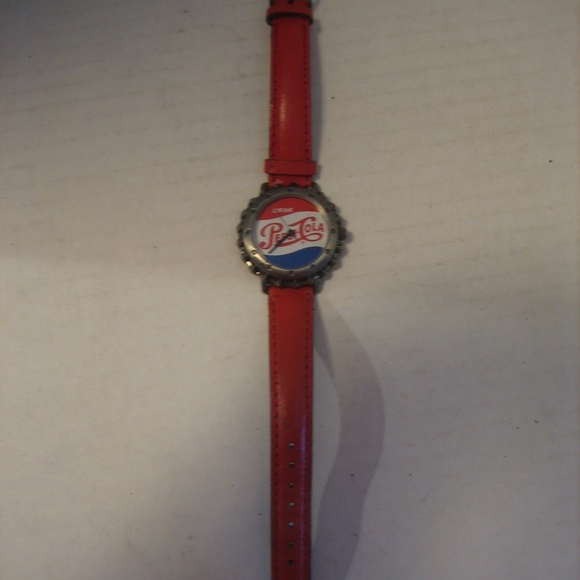 Pepsi Cola | Accessories | Vintage Pepsi Cola Redwhiteblue Wrist Watch ...